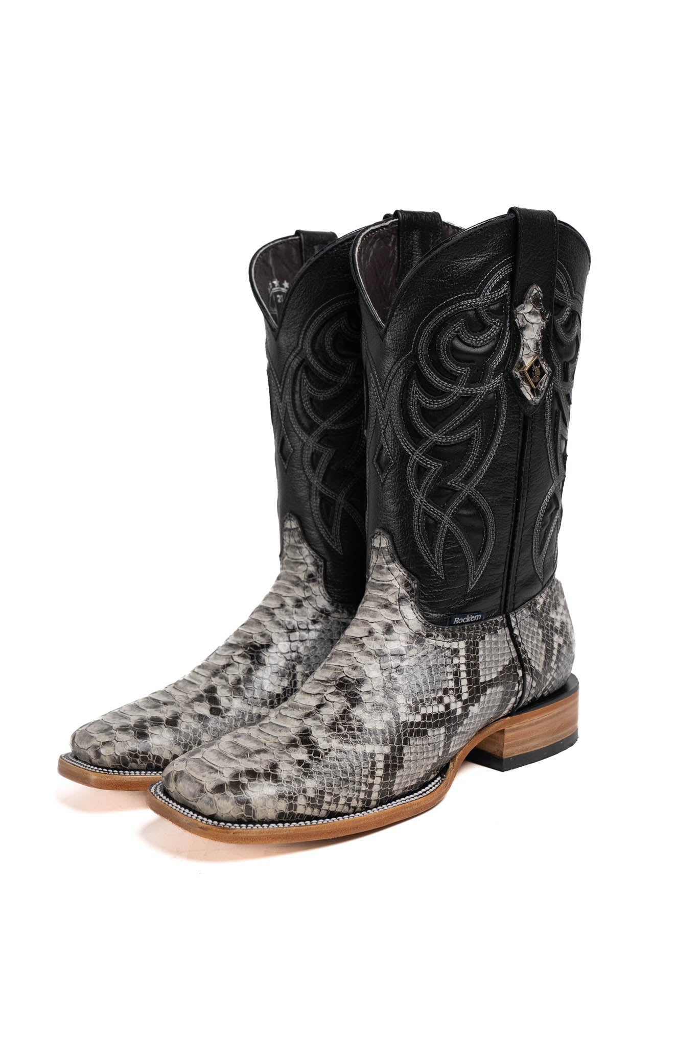 Python Square Toe Cowboy Boot – Rock'Em