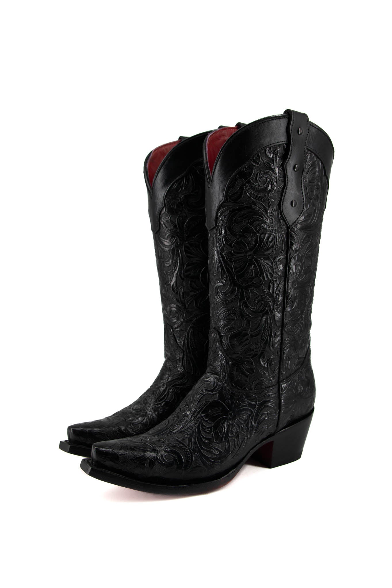 Ruby Cincelado Red Bottom Snip Toe Cowgirl Boot – Rock'Em